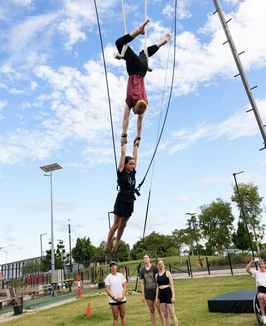 Swinging Trapeze arrives at Flipside! - Northshore Hamilton