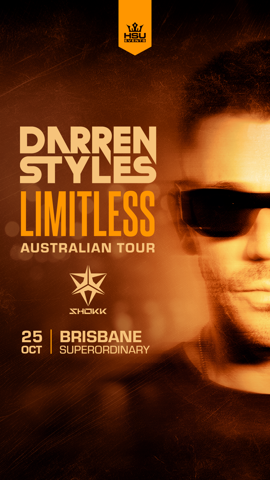 Darren Styles – LIMITLESS Australian Tour - Northshore Hamilton